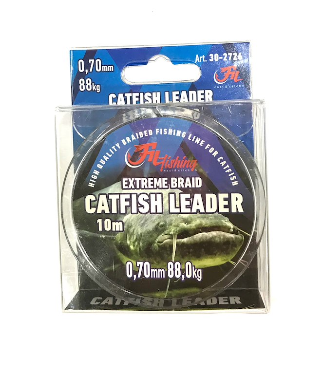 JT International Co Struna catfish leader, 10 m, 0.70 mm