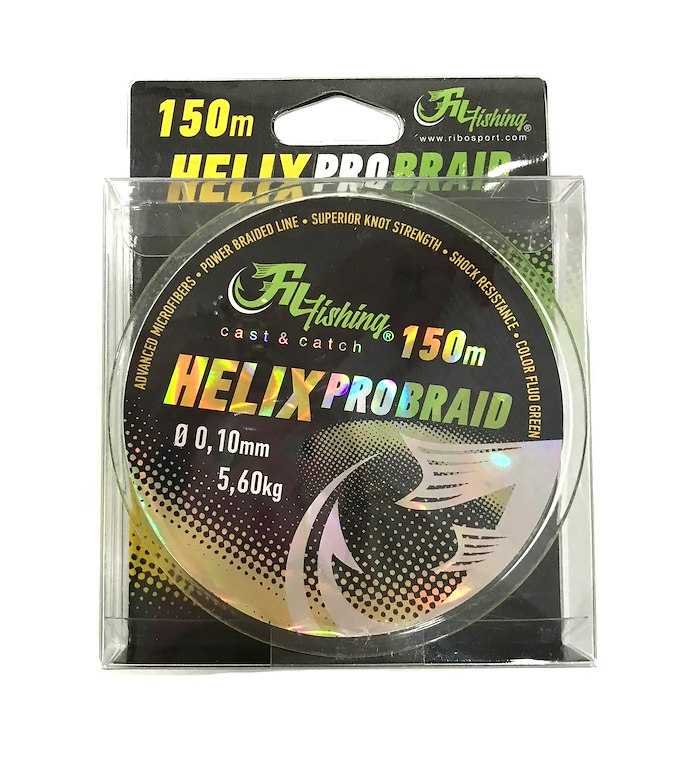 A.G.Outdoor Co.LTD. Struna filfishing Helix Pro braid, 150 m, 0.10 mm