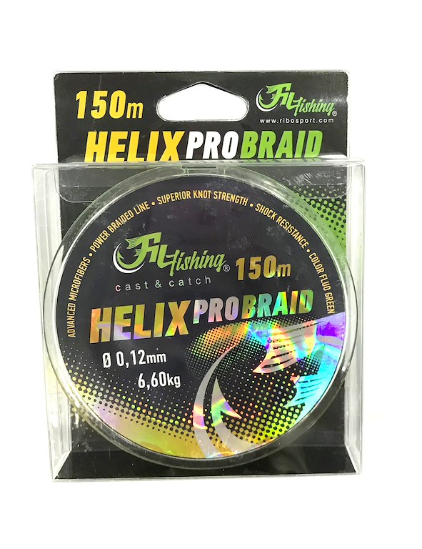 A.G.Outdoor Co.LTD. Struna filfishing Helix Pro braid, 150 m, 0.12 mm