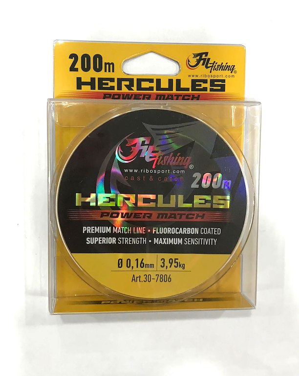 FilFishing Damil Najlon za pecanje Hercules Power Match, 200 m, 0.16 mm