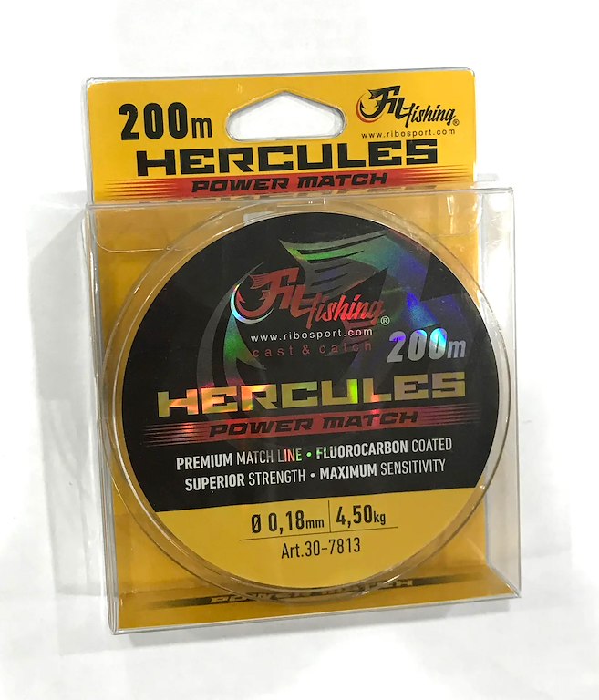 FilFishing Damil Najlon za pecanje Hercules Power Match, 200 m, 0.18 mm