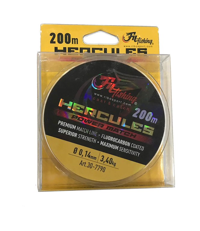 FilFishing Damil Najlon za pecanje Hercules Power Match, 200 m, 0.14 mm