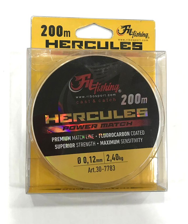 FilFishing Damil Najlon za pecanje Hercules Power Match, 200 m, 0.12 mm