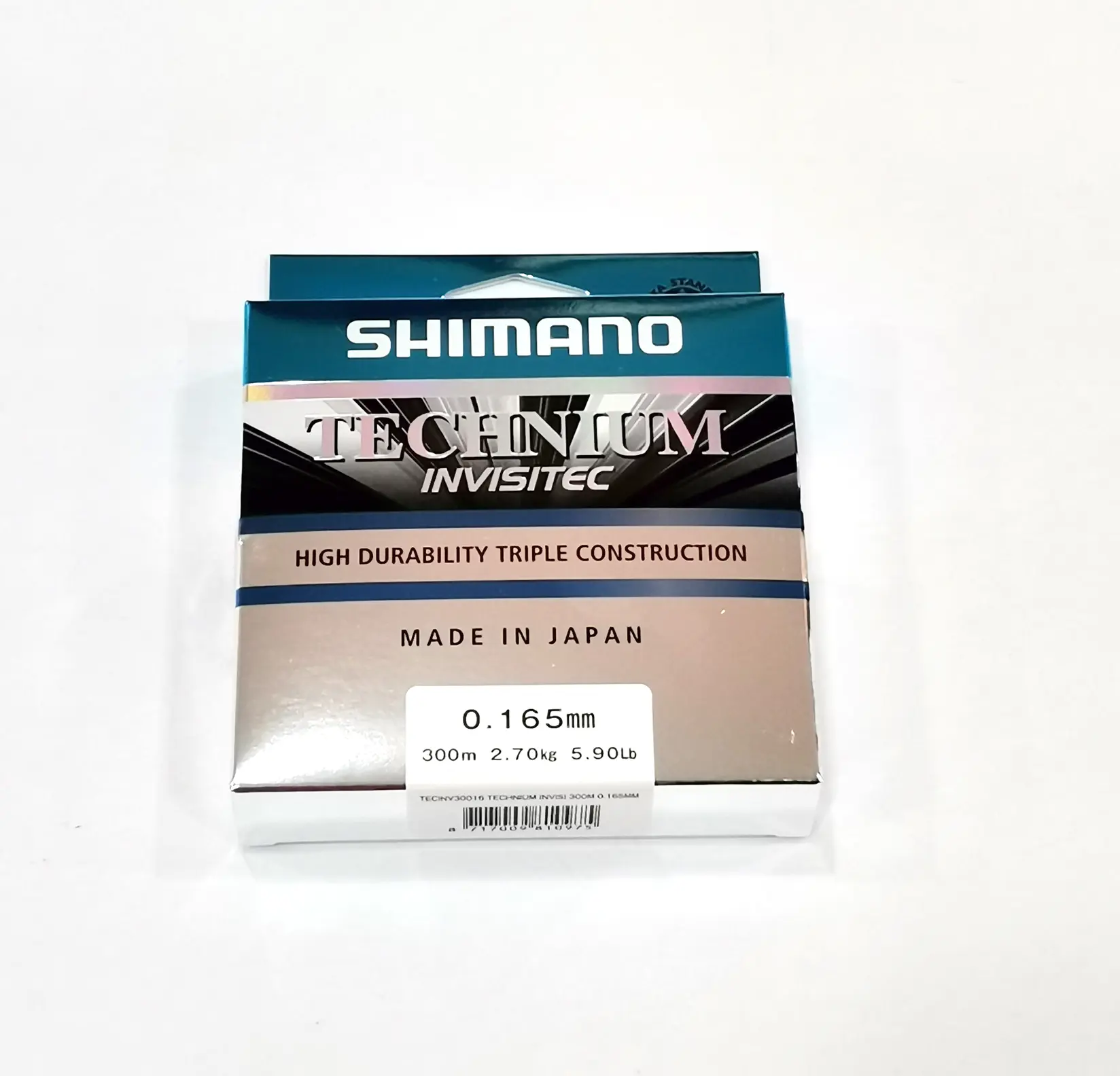 SHIMANO Monofil Technium invisitec, 300 m, 0.165 mm, Sivi