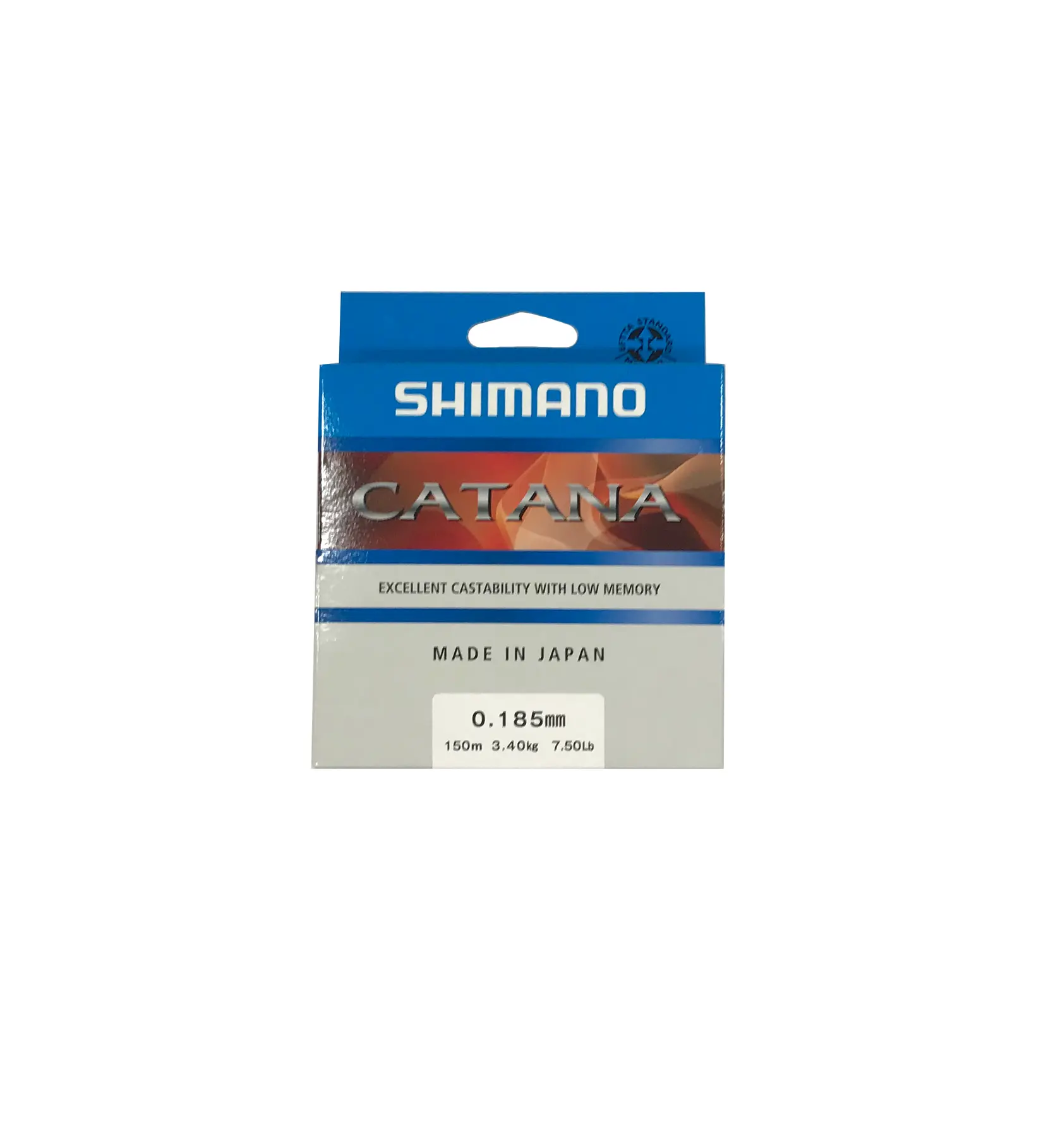 SHIMANO Monofil Catana, 150 m, 0.18 5mm, 3.4 kg, Siva