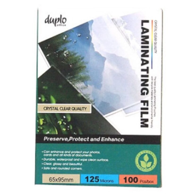 Folija za plastifikaciju 65x95 100listova 125mikrona (papir za laminaciju)