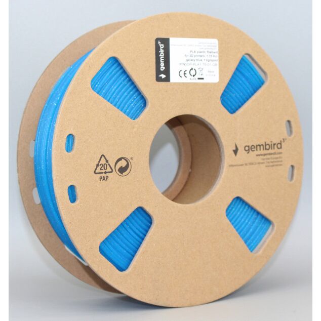 3DP-PLA1.75-01-GB PLA Filament za 3D stampac 1,75mm kotur 1KG Galaxy Blue