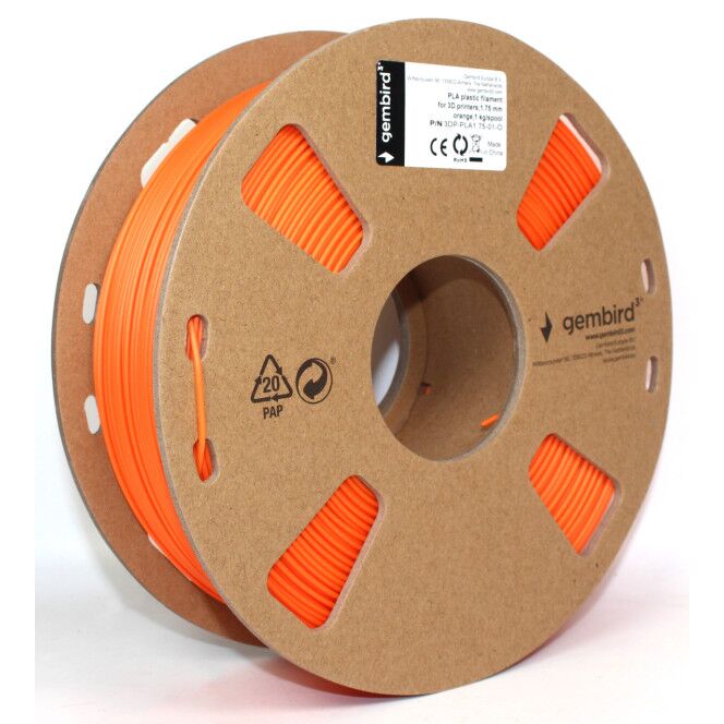 3DP-PLA1.75-01-O PLA Filament za 3D stampac 1,75mm kotur 1KG ORANGE