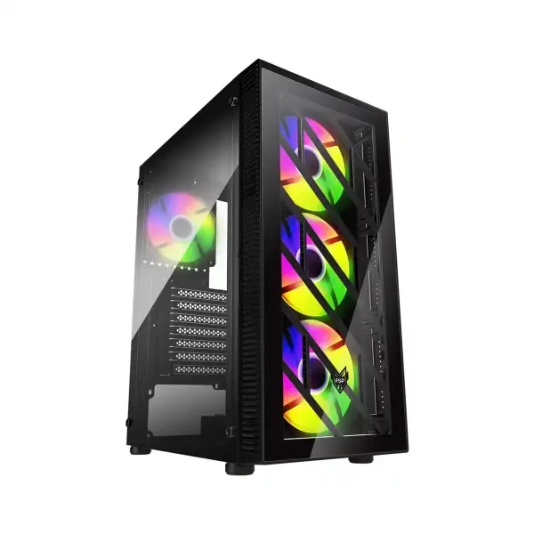 ZEUS Gaming Desktop računar, Ryzen 5 7500F, 16Gb DDR5, M.2 1TB, RTX 3060 12GB, Crni