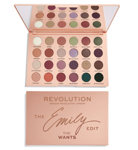 Paleta senki MAKEUP REVOLUTION The Emily Edit - The Wants