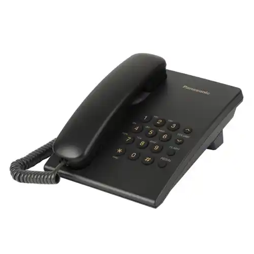 Stoni telefon Panasonic KX-TS500FXB Crni