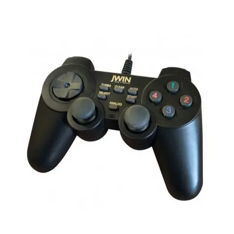 jWIN USB PC Gamepad Crno USB 2.0 Analogno