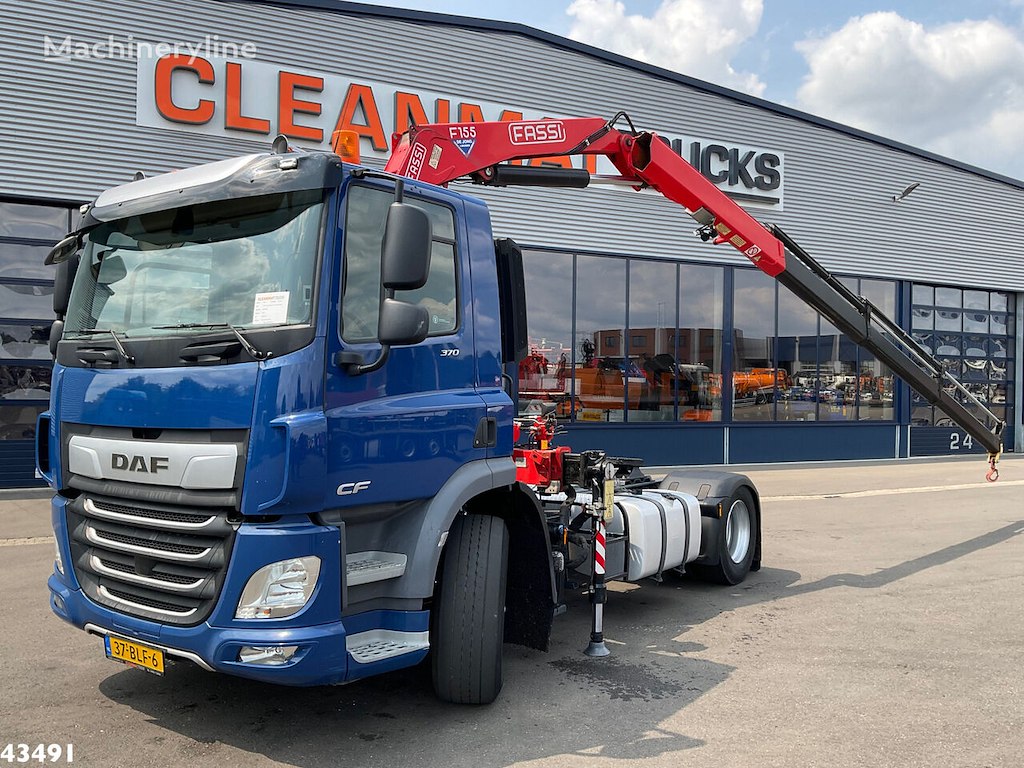 DAF FT CF 370 Euro 6 Fassi 15 Tonmeter laadkraan pokretna dizalica