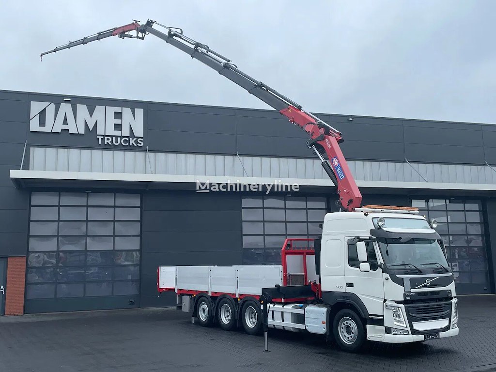 Volvo FM 500 FM 500 8X4 TRIDEM HMF 3220-K5 JIB FJ1000 K5 pokretna dizalica