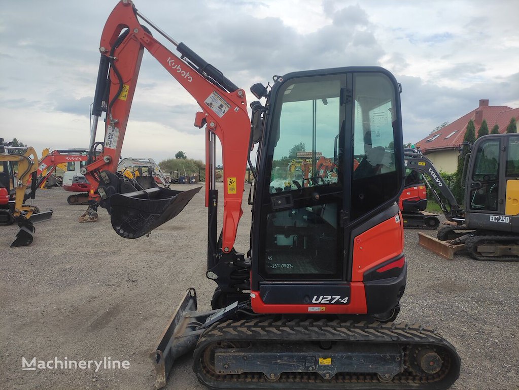 Kubota U 27-4 2022r 680mtg hydrauliczne szybkozłącze mini bager