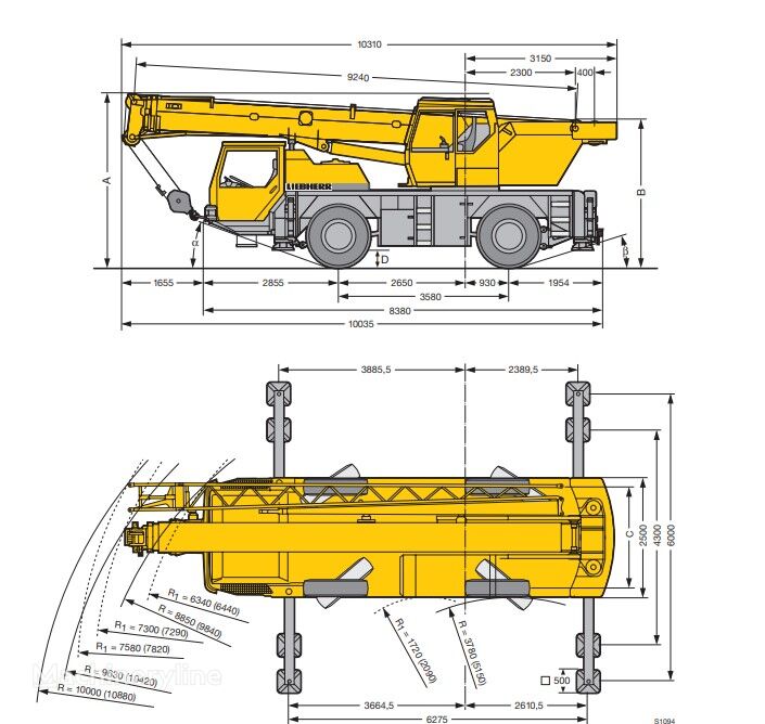 Liebherr LTM1030/2 pokretna dizalica