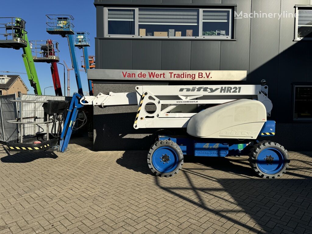 HR21D 4x4 ARTICULATED / KNIKARMHOOGWERKER DIESEL BOOM WORK LIFT hidraulična zglobna platforma