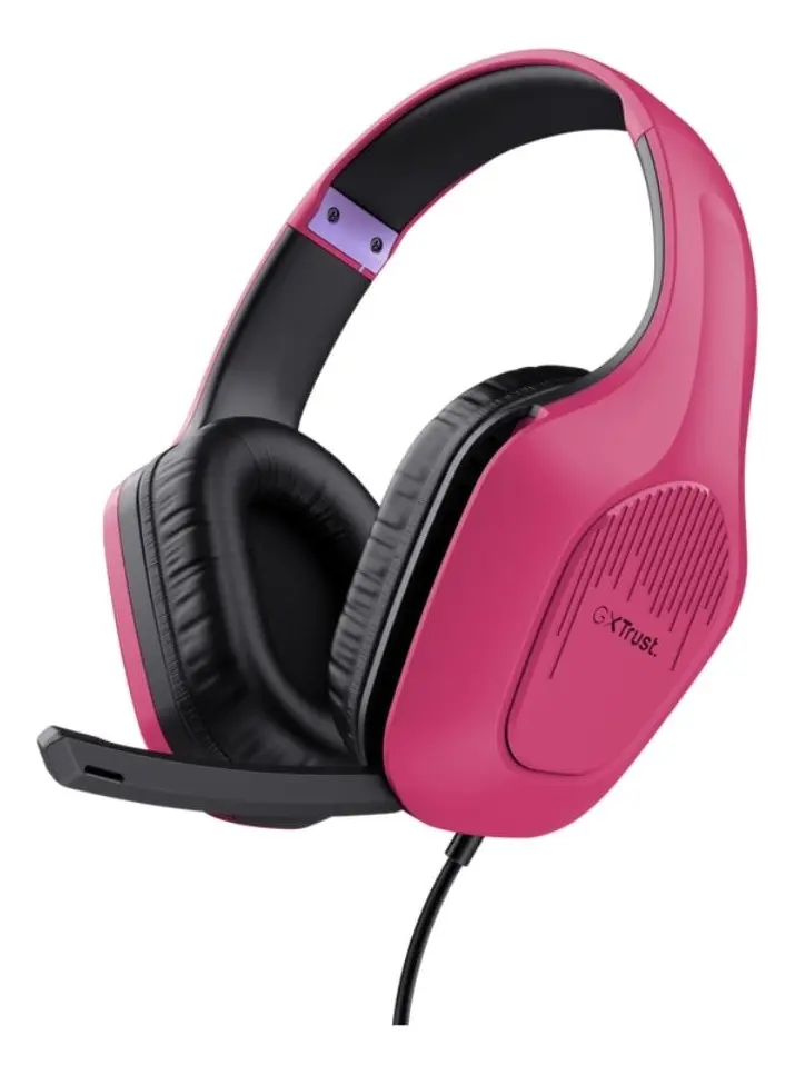 Trust GXT415B ZIROX Gaming slušalice sa mikrofonom, 3.5mm, Roze