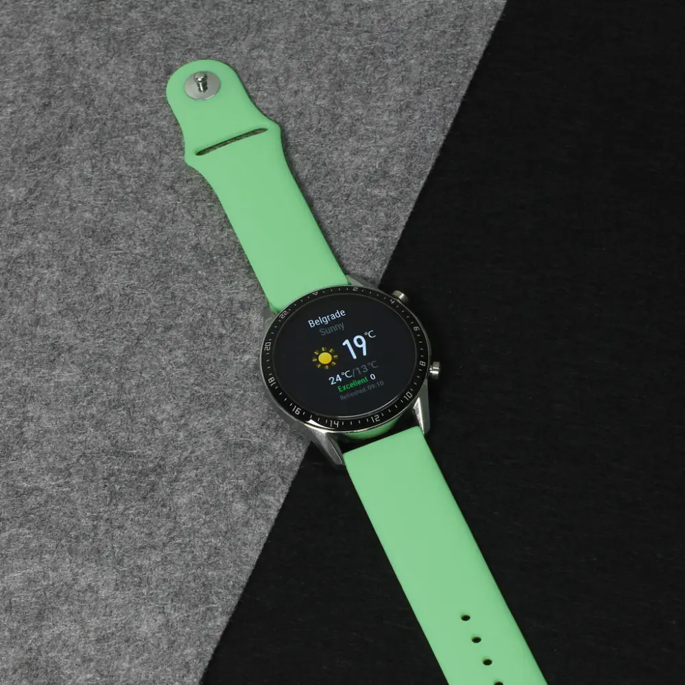 Narukvica plain za smart watch 22mm zelena