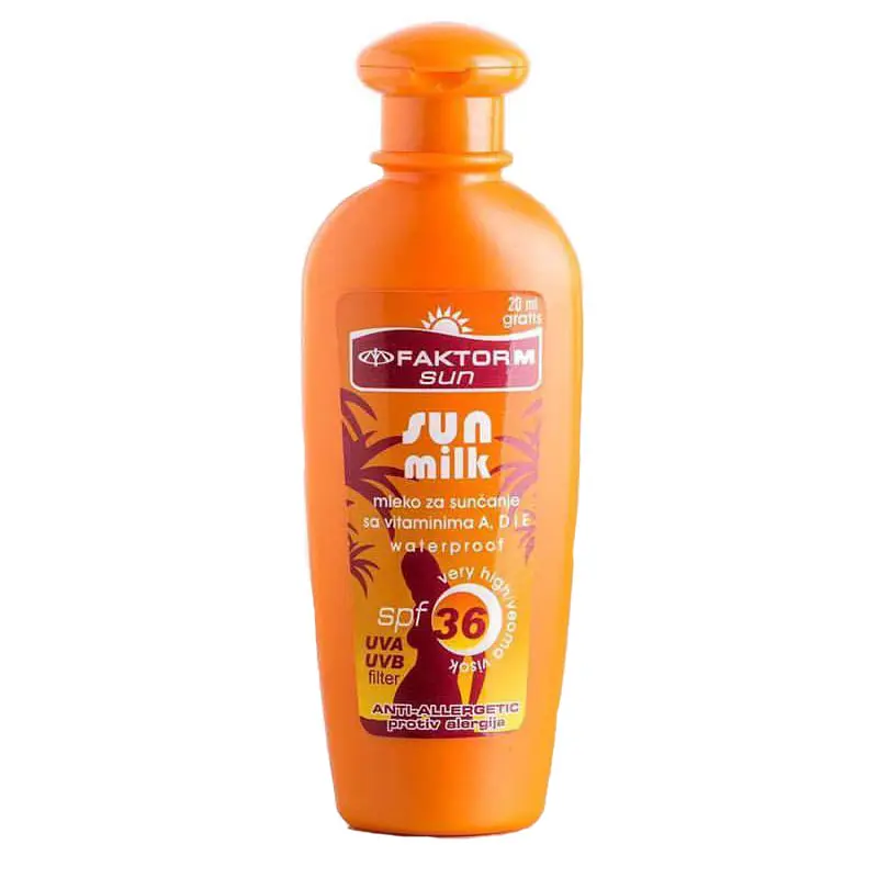 Faktor M Mleko za sunčanje SPF 36, 20ml