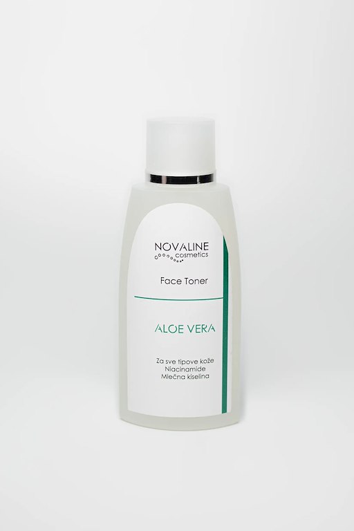 Novaline Cosmetics Tonik za lice za sve tipove kože niacinamide Mlečna kiselina Aloe Vera 150ml