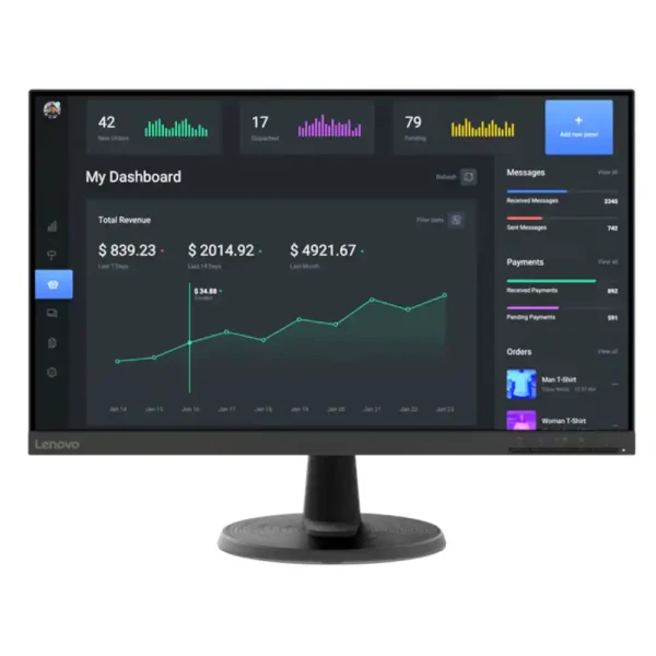 Monitor 23.8 Lenovo D24-45 67A4KAC6EU 1920x1080Full HDVA75Hz4msVGAHDMI