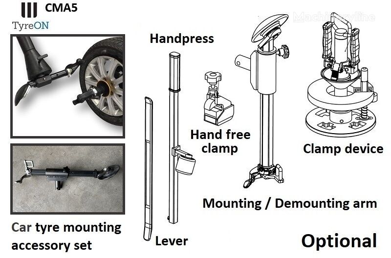 Novi TyreON CMA5 car tyre mounting arm - T650M2(W) mobile truck tyre changer menjač guma za kamione