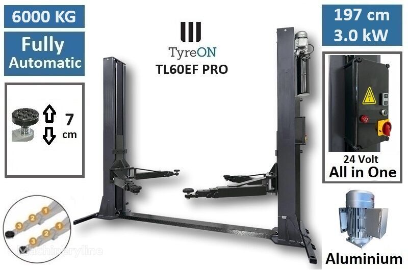 Nova TyreON TL60EF PRO 2 post lift - Fully automatic with base reinforcement dvostubna dizalica