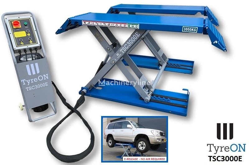 Nova TyreON TSC3000E mobile car scissor lift with electrical release - 230V makazasta auto dizalica