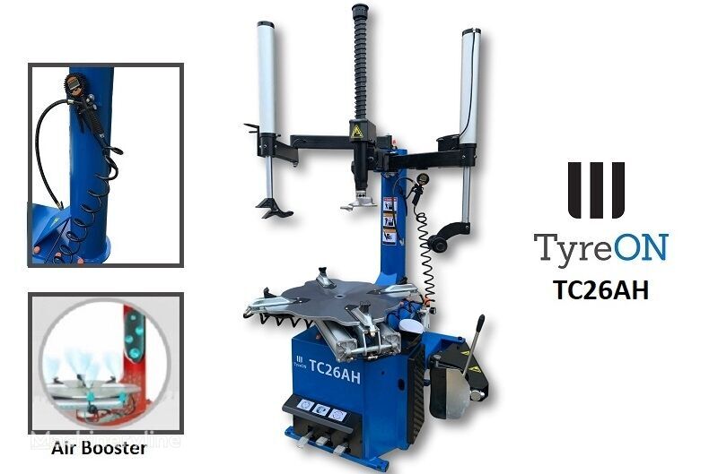 Novi TyreON TC26AH car tyre changer - 2 helper arms - Air booster balansirka