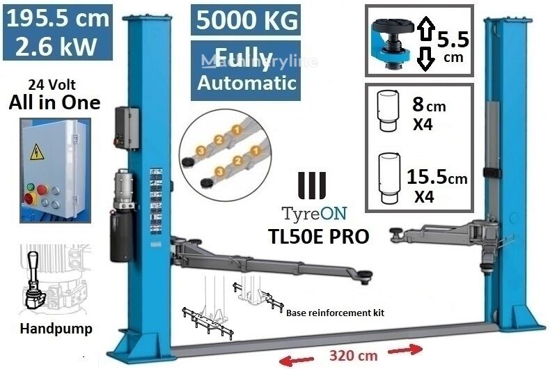 Nova TyreON TL50E PRO 2 post lift - fully automatic dvostubna dizalica