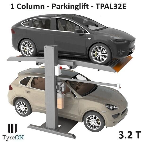 Nova TyreON TPAL32E 3.2T car parking lift - electromagnetically unlocked - 1 jednostubna dizalica