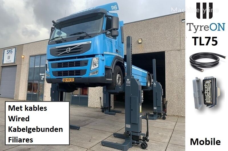 Nova TyreON TL75-4 30T mobile truck lift - wired - 400V - performance 3,0 kW četvorostubna dizalica