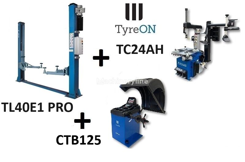 Novi TyreON ► TC24AH 230V 24 Inch car tyre changer with airbooster + CTB125 demonterka