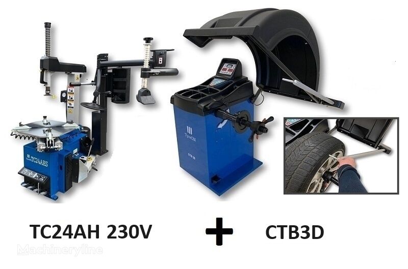 Novi TyreON ► TC24AH 230V 24 Inch car tyre changer with airbooster + fully a balansirka