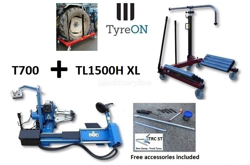 Novi TyreON ► T700 2-speed 42 Inch truck tyre changer + 1500 kg XL wheeldoll demonterka