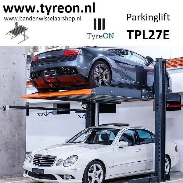 Nova TyreON TPL27E-1 2.7T car parking lift - electric release of safety lock dvostubna dizalica