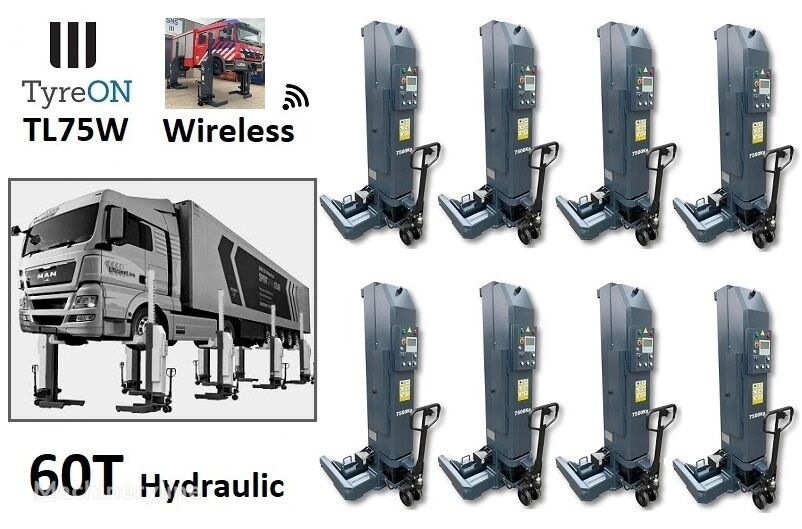 Nova TyreON TL75W-8 60T Mobile truck lift - wireless - battery powered stubasta auto dizalica