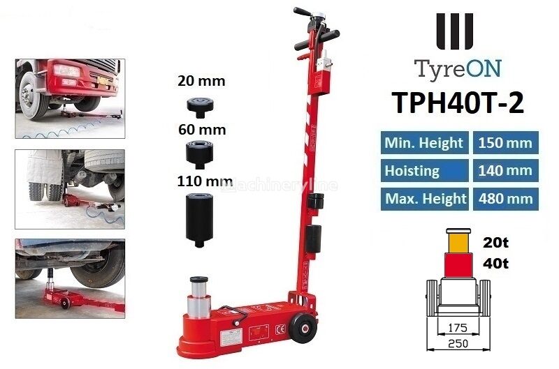 Nova TyreON TPH40T-2 Air hydraulic jack 40 Tons - Minimum height 15 cm hidraulična dizalica