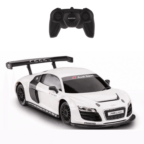 Auto na daljinski AUDI R8 1:24, Rastar Beli