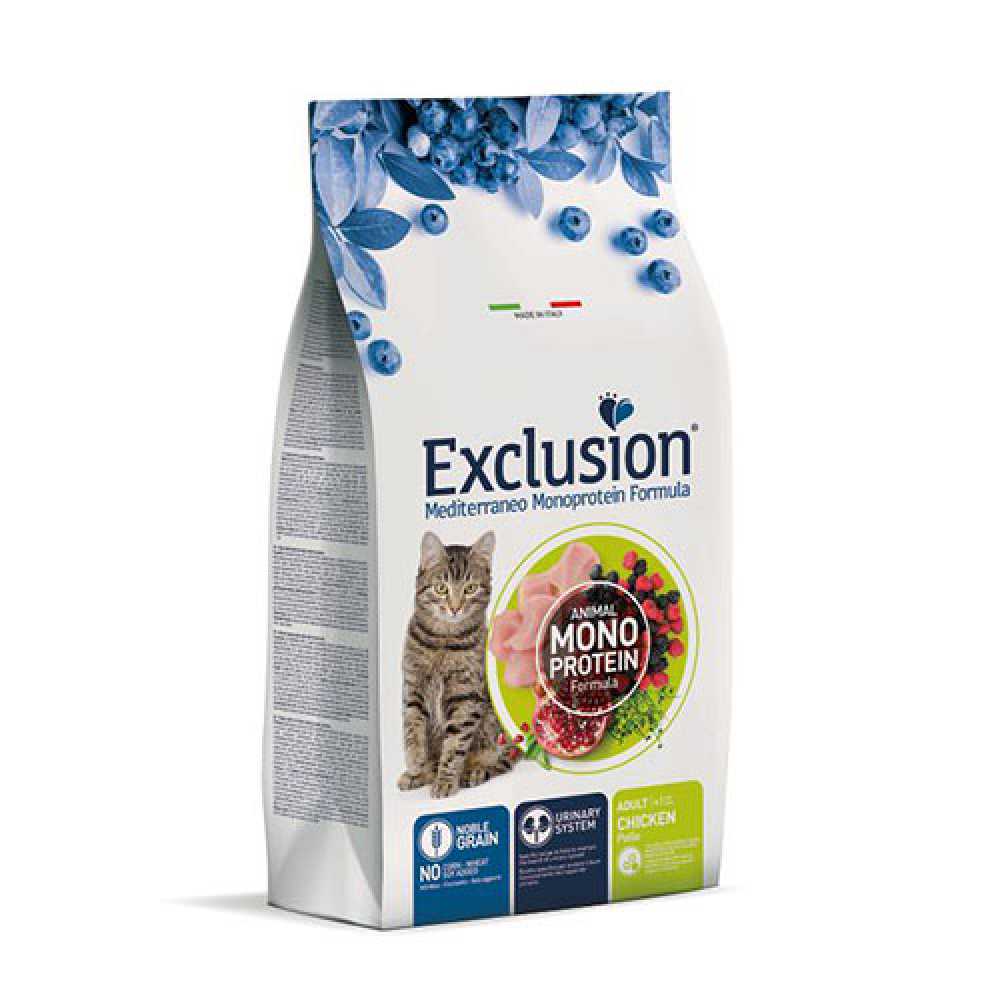 Exclusion Monoprotein hrana za mačke Adult - Piletina 12kg