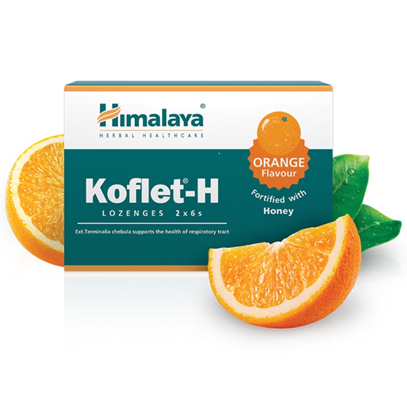 KOFLET-H LOZENGE POMORANDŽA UKUS 12KOM HIMALAYA