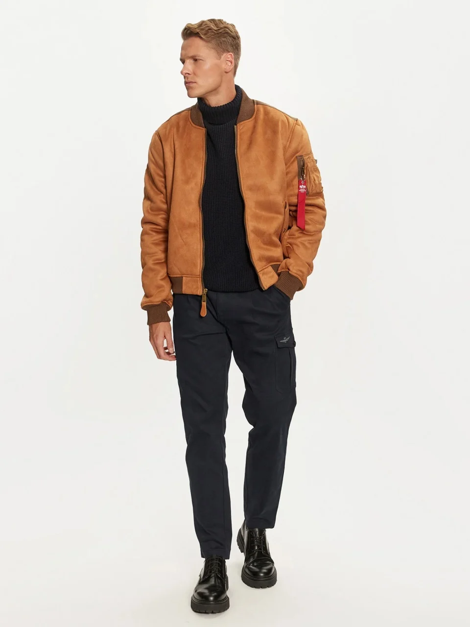 ALPHA INDUSTRIES MA1 FS JAKNA CAMEL