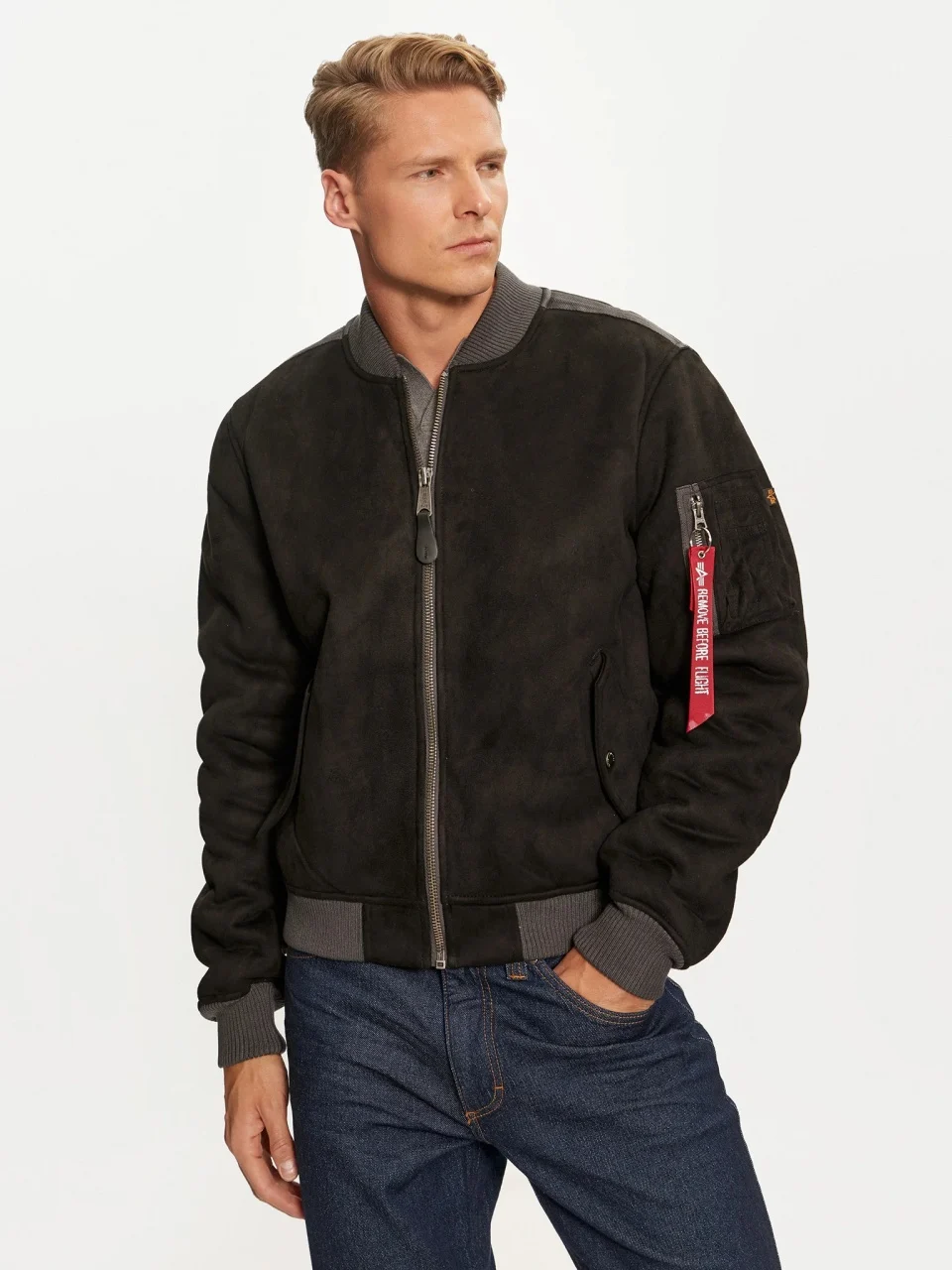 ALPHA INDUSTRIES MA1 FS JAKNA BLK