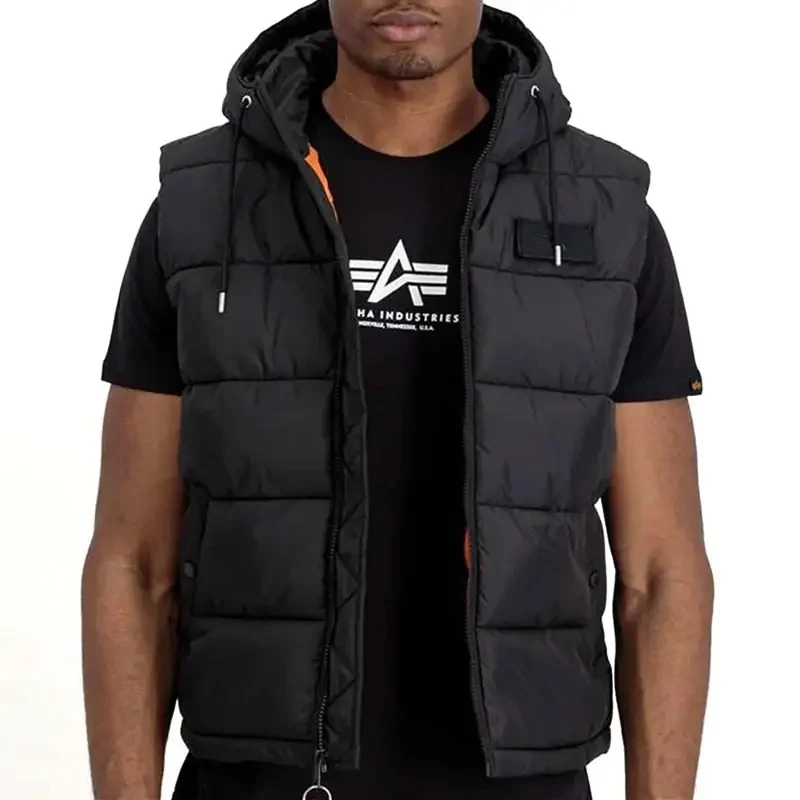 ALPHA INDUSTRIES PRSLUK HOODED FD BLK