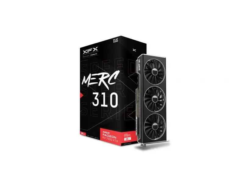 XFX AMD RADEON RX-7900XTX SPEEDSTER MERC310 BLACK 24GB GDDR6 384BIT RX-79XMERCB9