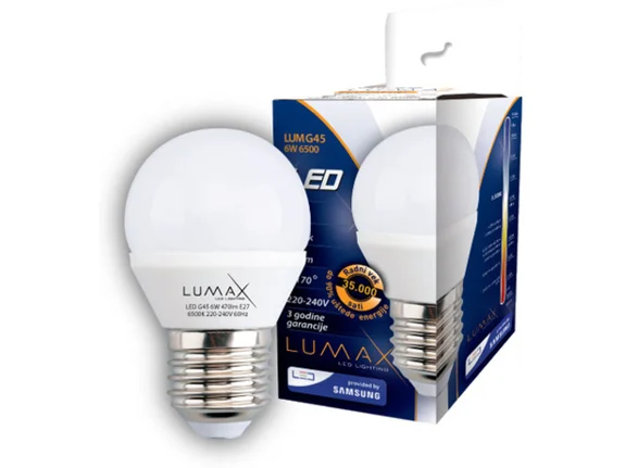 Lumax Sijalica LED LUMG45-6W 6500K 540 lm
