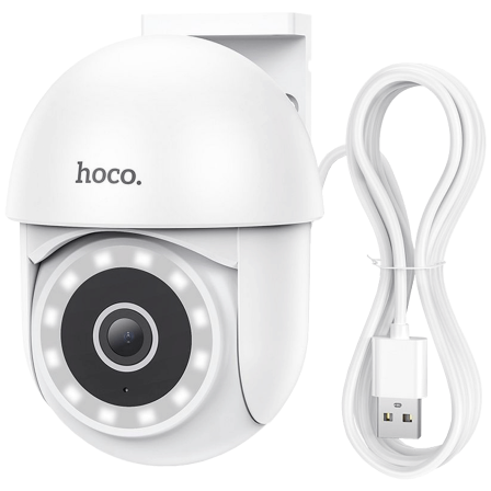 hoco. Full HD bežična spoljnja kamera IP, 3MP, do 128 Gb kartica - D2 Outdoor PTZ