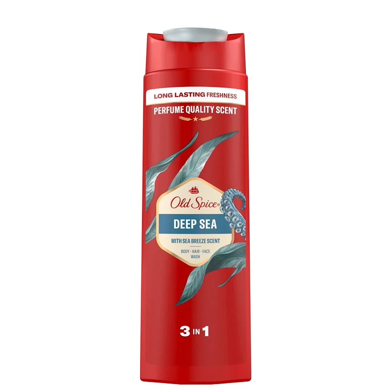 OLD SPICE GEL ZA TUŠIRANJE 400ML 3IN1 DEEP SEA