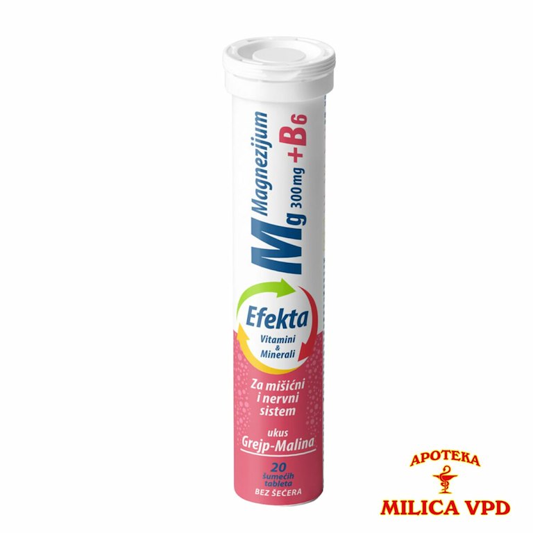 Efekta Magnezijum + vitamin B6 šumeće tablete A20